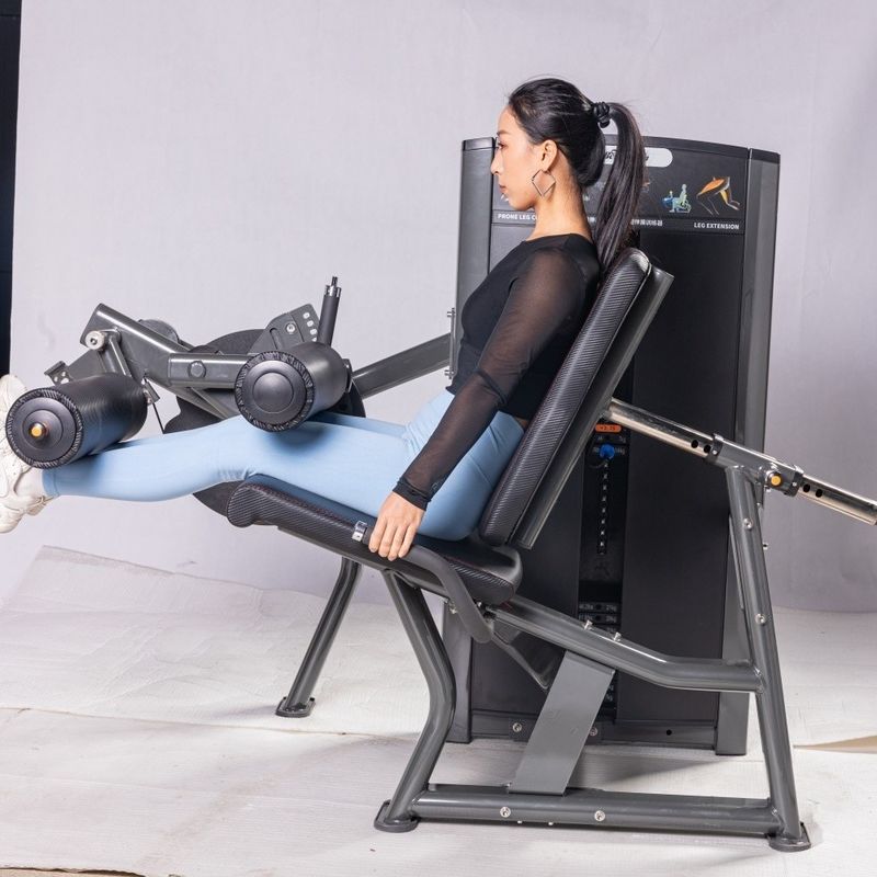Seated Pin-Loaded Leg Extension and Leg Curl Machine High-Performance ...