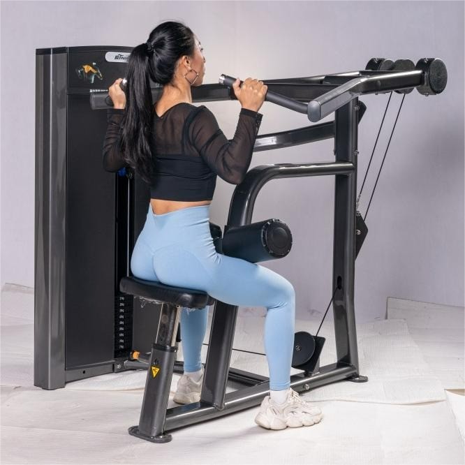 Lat Pulldown Indoor Commercial Pin Loaded Gym Equipment for Distribution