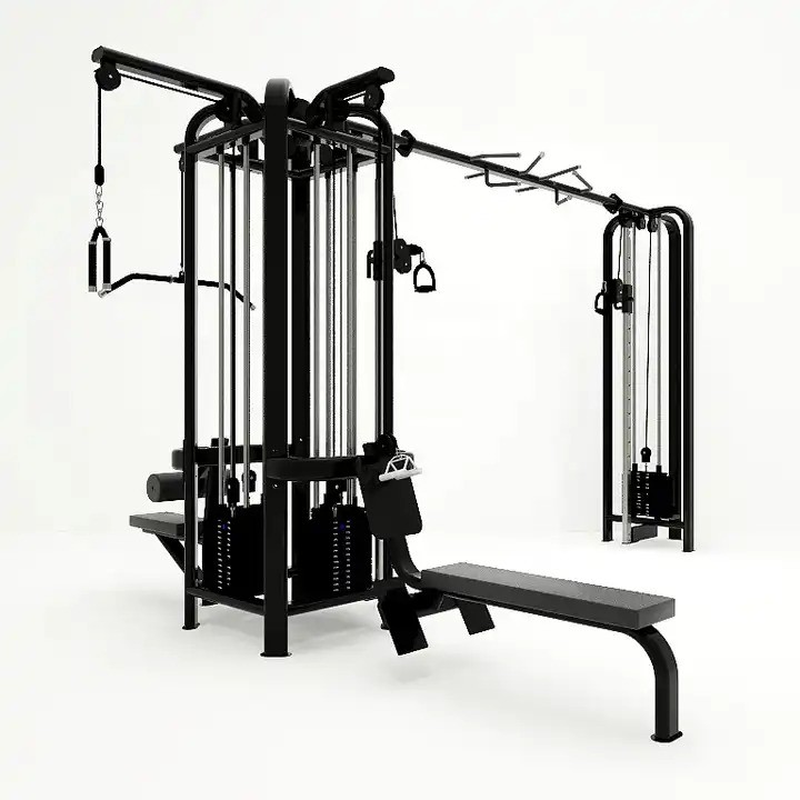 Commercial Gym Equipment Adjustable Pulley 5 Station Multi Gym Strength ...