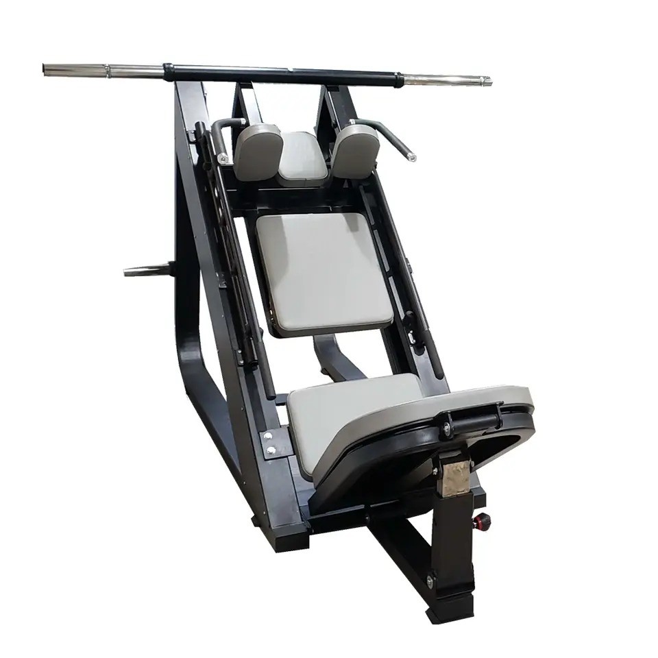 Plate Loaded 45 Degree Leg Press Hack Slide Calf Glutes Hack Squat Gym