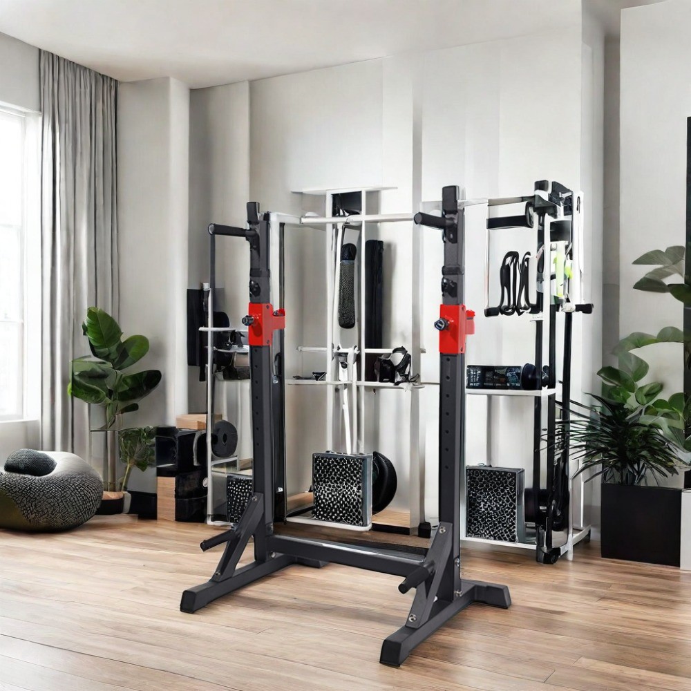 Commercial Home Gym Fitness Equipment Multi Function Power Rack